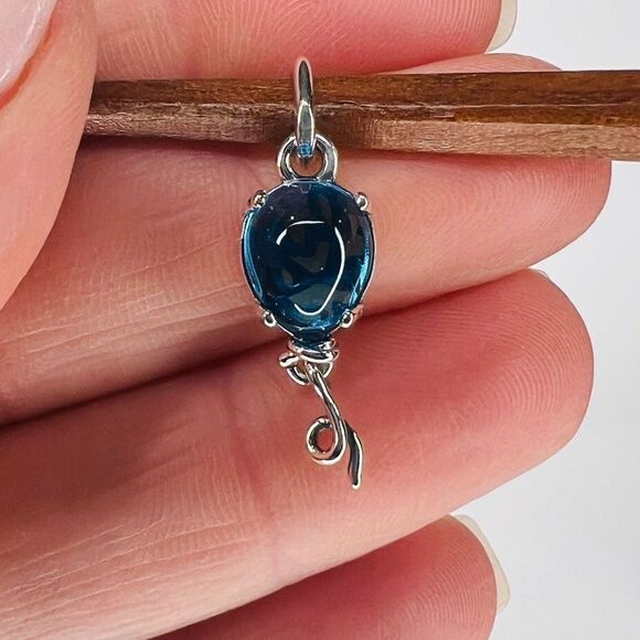 Pandora | Jewelry | Authentic Pandora Blue Murano Glass Balloondangle ...